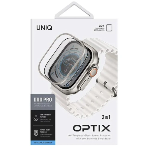 Купить Защитное стекло Uniq Optix Duo Pro Clear для Apple Watch Ultra ...